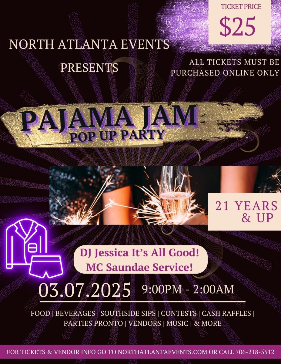 "Pajama Jam Pop Up Party Market - Eventeny