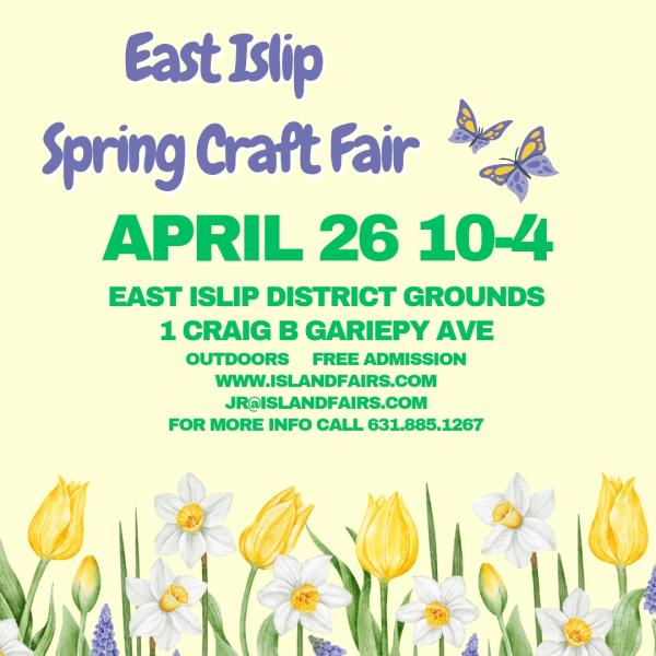 East Islip Spring Craft Fair - East Islip Spring Craft Fair - Eventeny