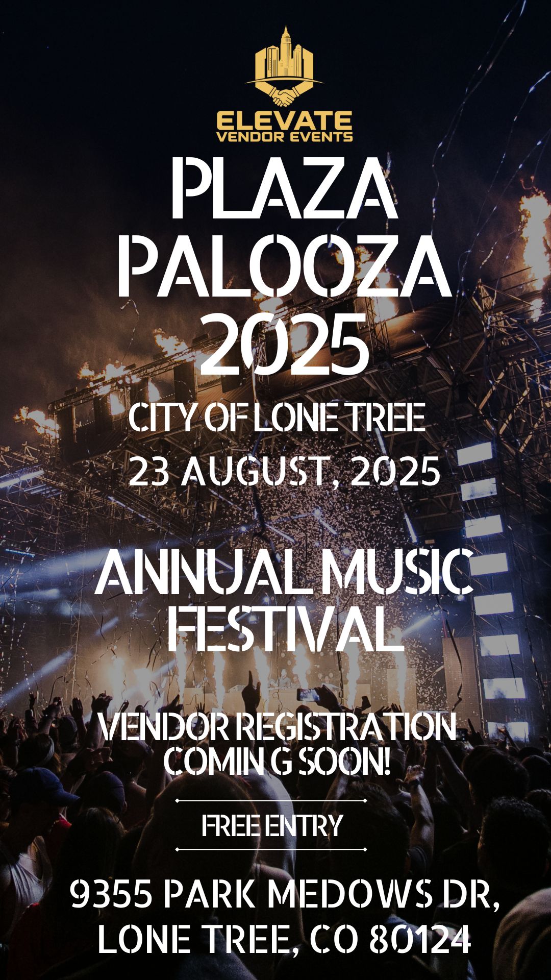 Ticket - Plaza Palooza - Music Festival - Eventeny