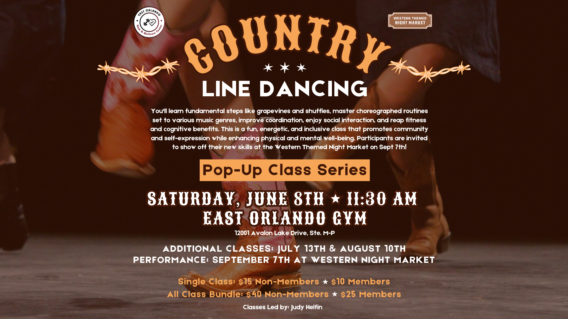 Ticket - Country Line Dancing - Eventeny