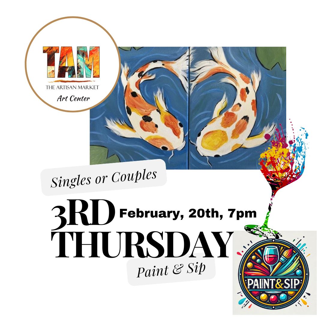 CANCELLED Feb 22nd, 3RD Thursday Paint & Sip - Eventeny