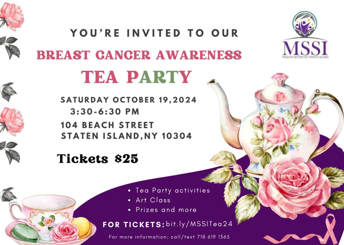 Breast Cancer awareness Tea Party - Eventeny