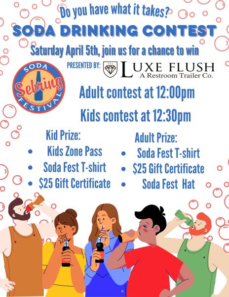 Adults Soda Drinking Contest - Sebring Soda Festival Presented by ...