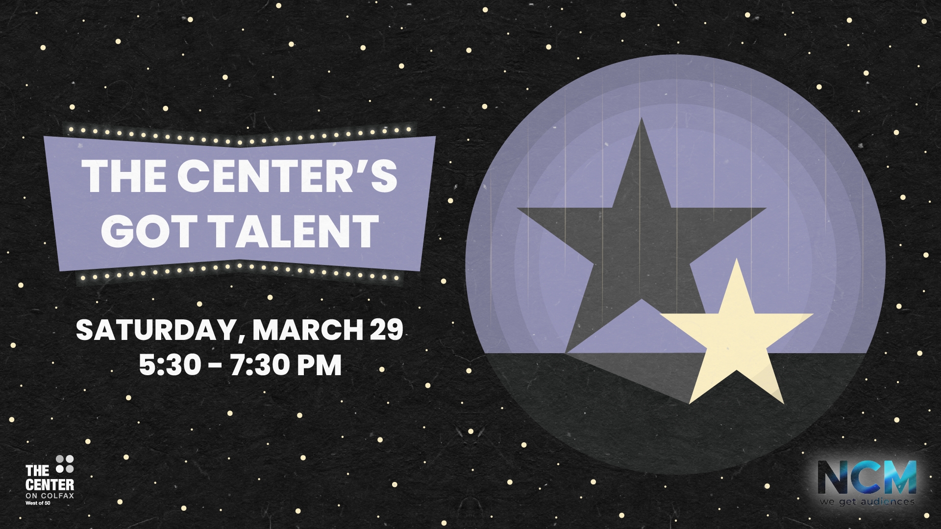 The Center's Got Talent Volunteer - The Center's Got Talent - Eventeny