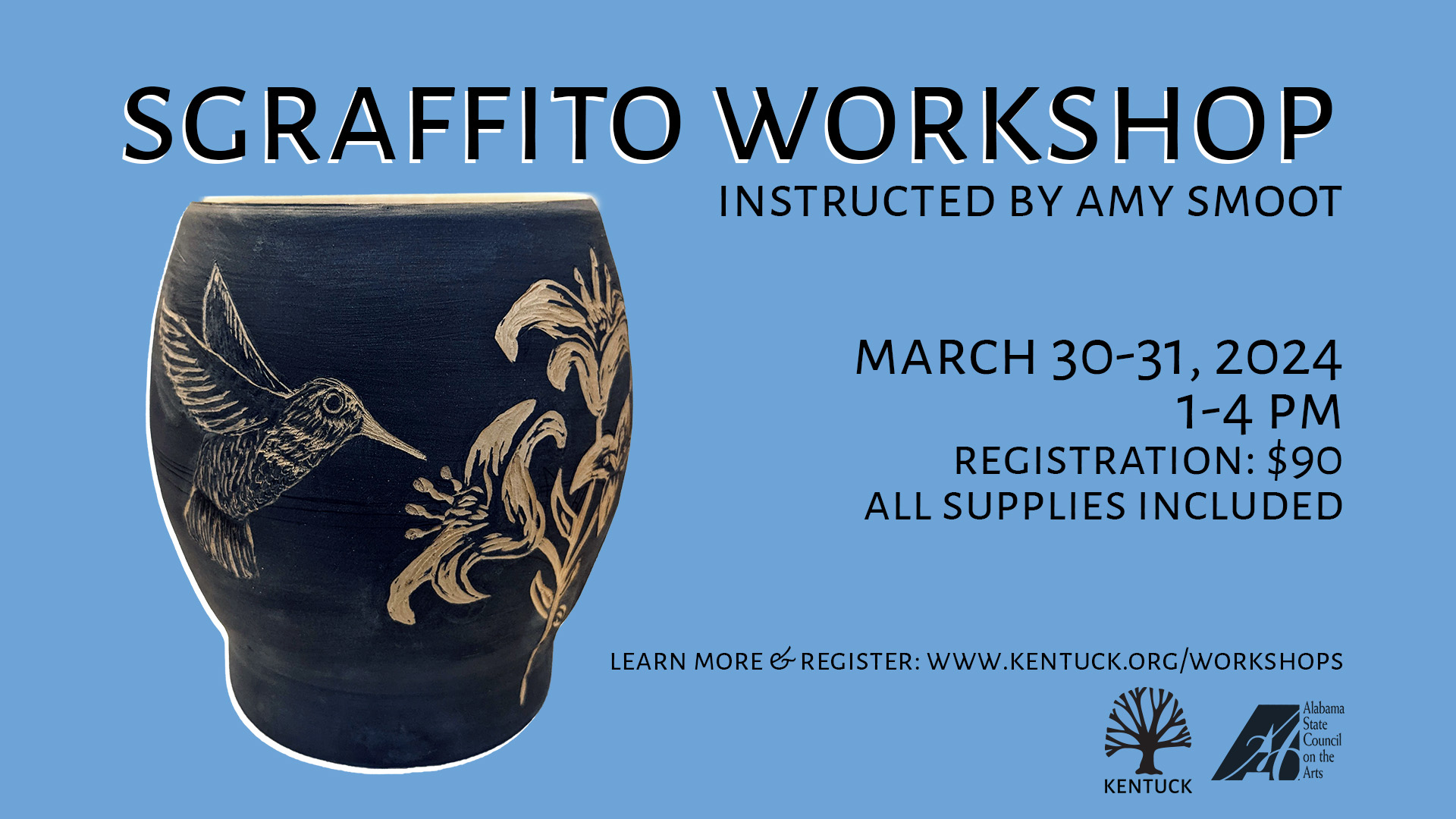 Tickets - Sgraffito Workshop with Amy Smoot - Eventeny