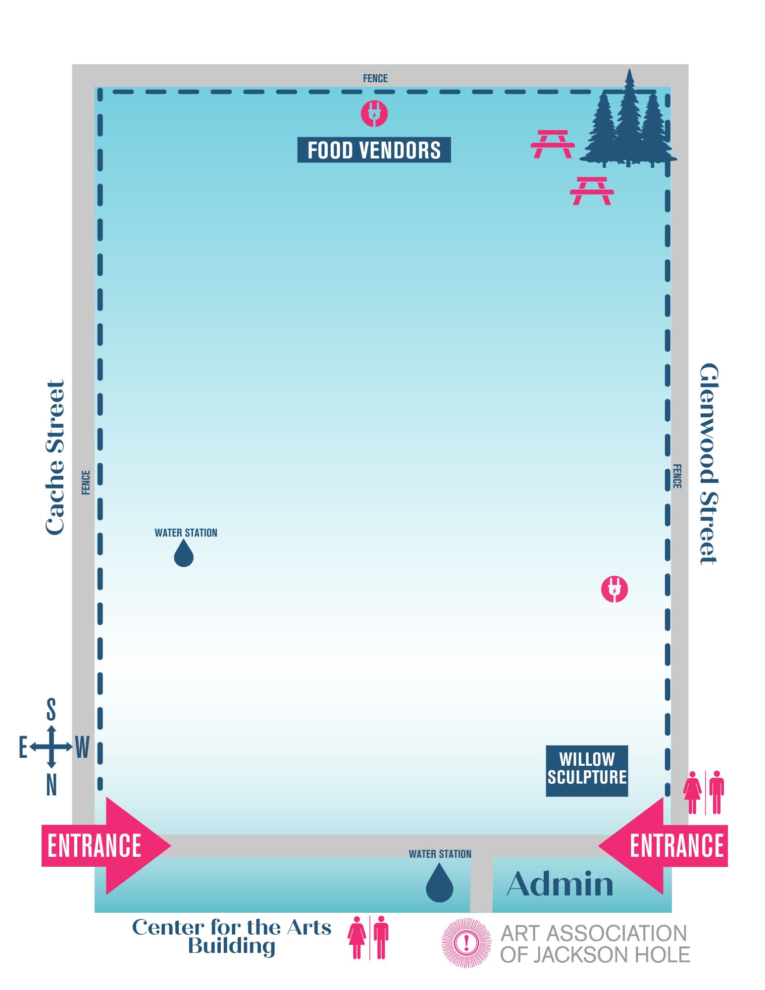 Booth Map AFJH July - Art Fair Jackson Hole July 2026 - Eventeny