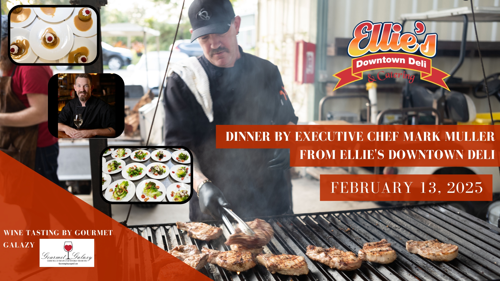 Dinner by Executive Chef Mark Muller from Ellie's Downtown Deli - Eventeny