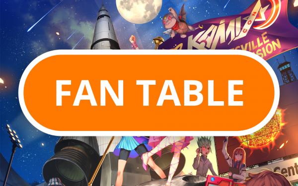 Kami-Con HAI Fan Table - Kami-Con HAI! - Eventeny