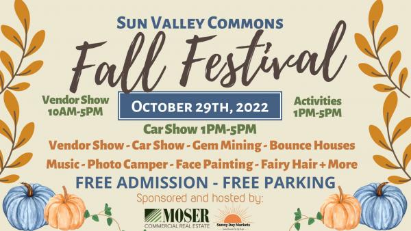 Sun Valley Commons Fall Festival 10/29 - Sun Valley Commons Fall ...
