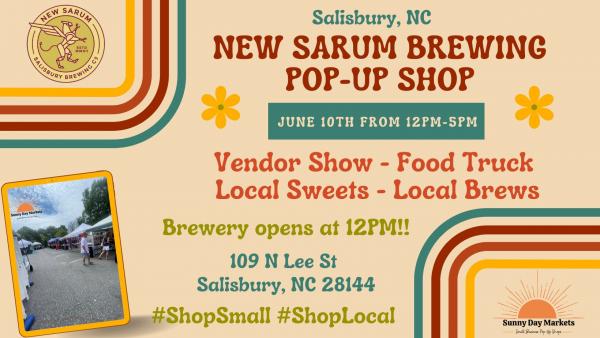 New Sarum Brewing 6/10 - Sunny Day Markets Presents - New Sarum Brewing ...