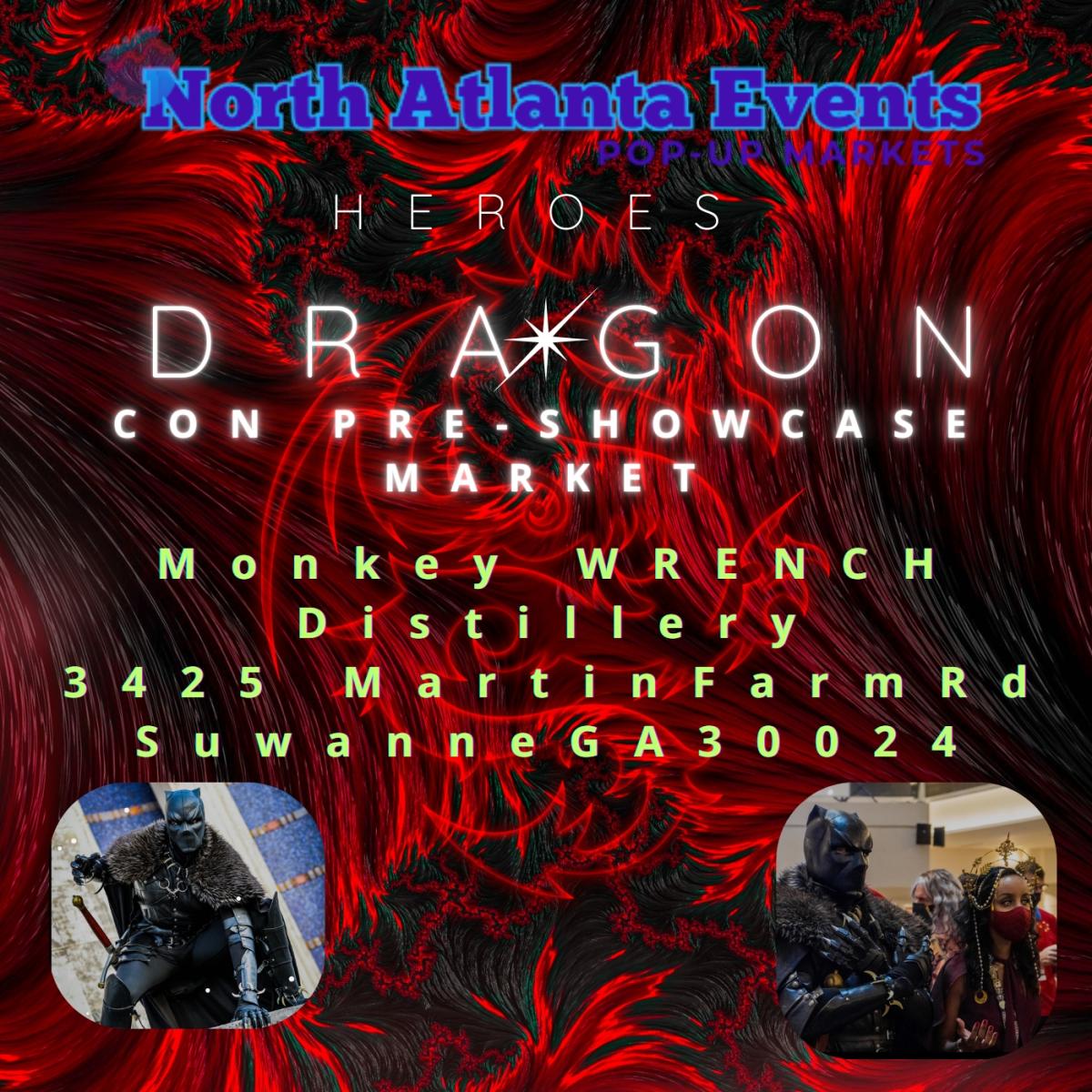 INDOOR VENDOR ONLY - Dragon Con Pre-Showcase Market Indoor/Outdoor Event - Eventeny