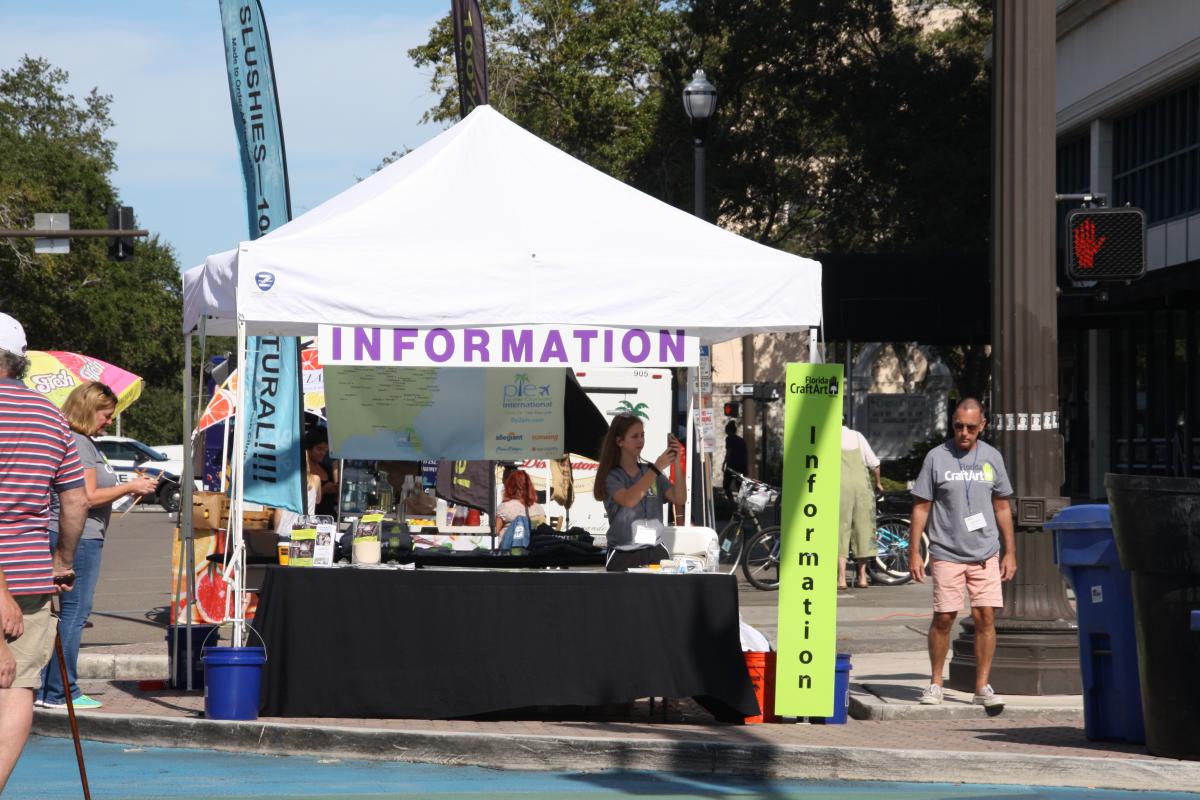 Information booth volunteer - CraftArt Festival - Eventeny