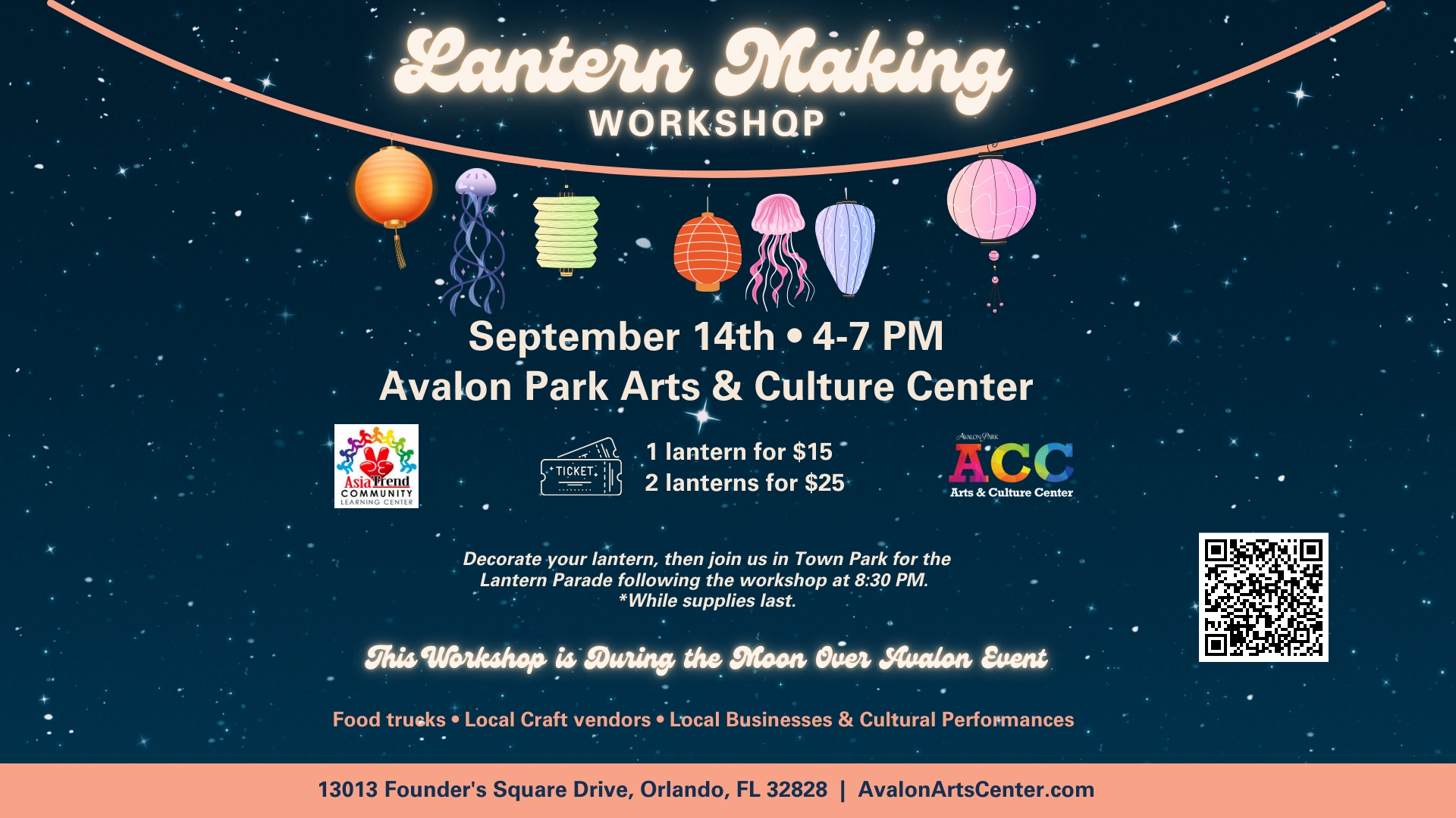 Lantern Workshop - Moon Over Avalon 2024 - Eventeny