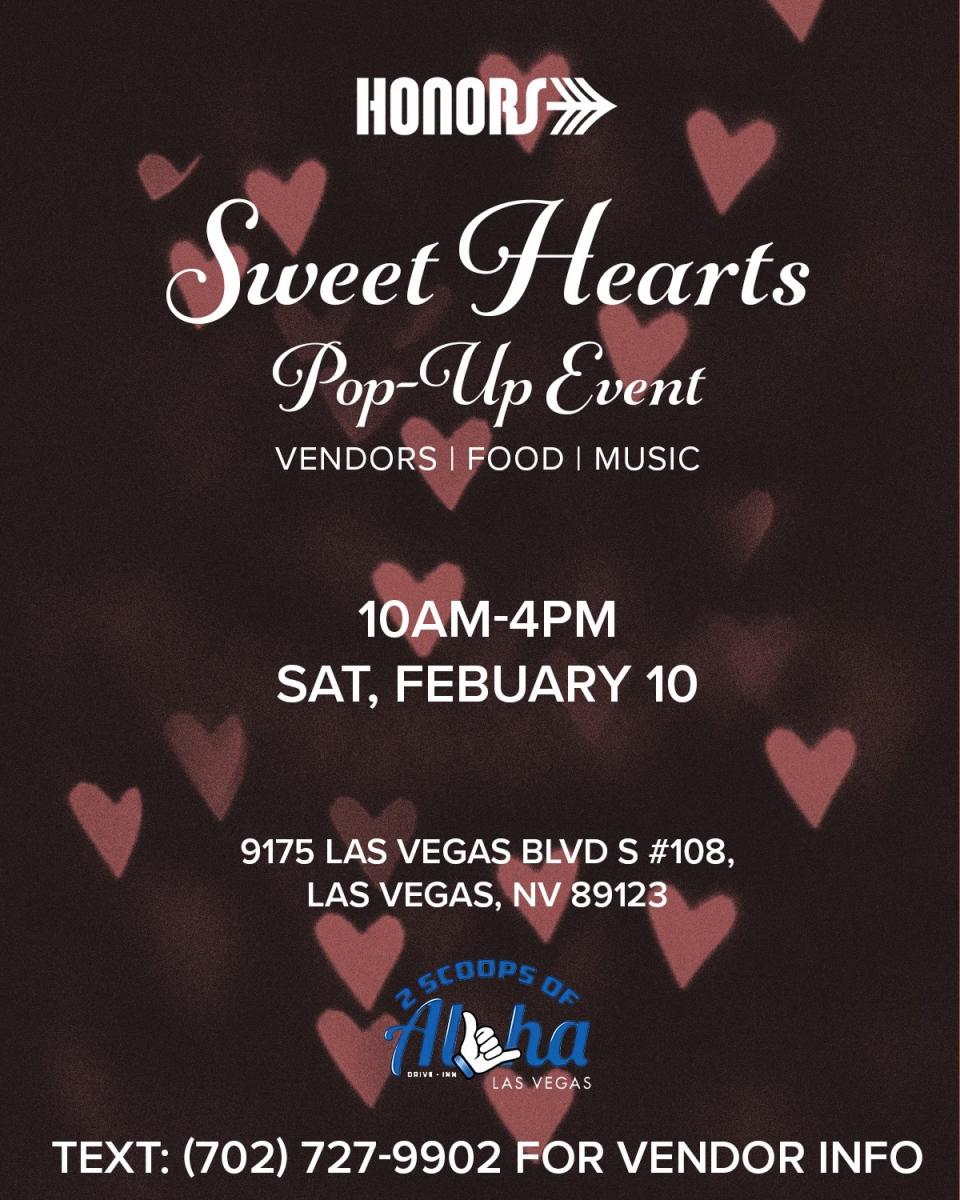 Sweetheart Pop Up Event - Eventeny