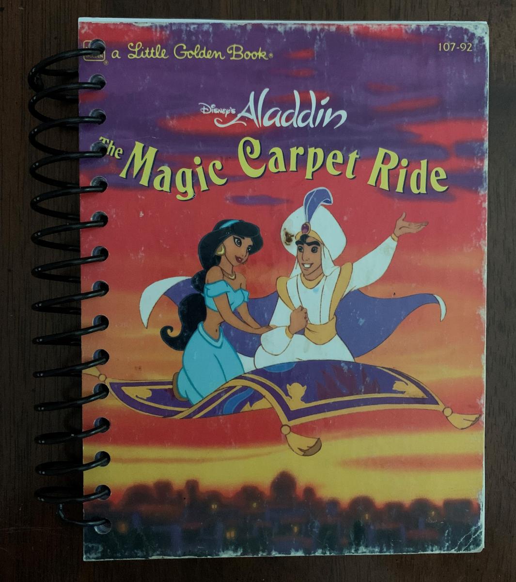 Aladdin - The Magic Carpet Ride Full Book Journal - Eventeny