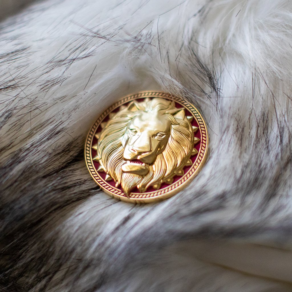 Ascension Golden Lions Metal Coin - Eventeny