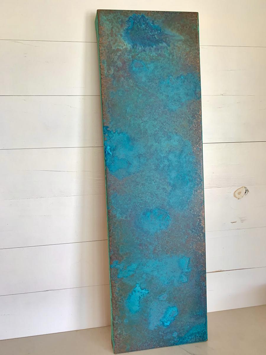 Fabricated Hanging Copper Panel w Patina - Eventeny