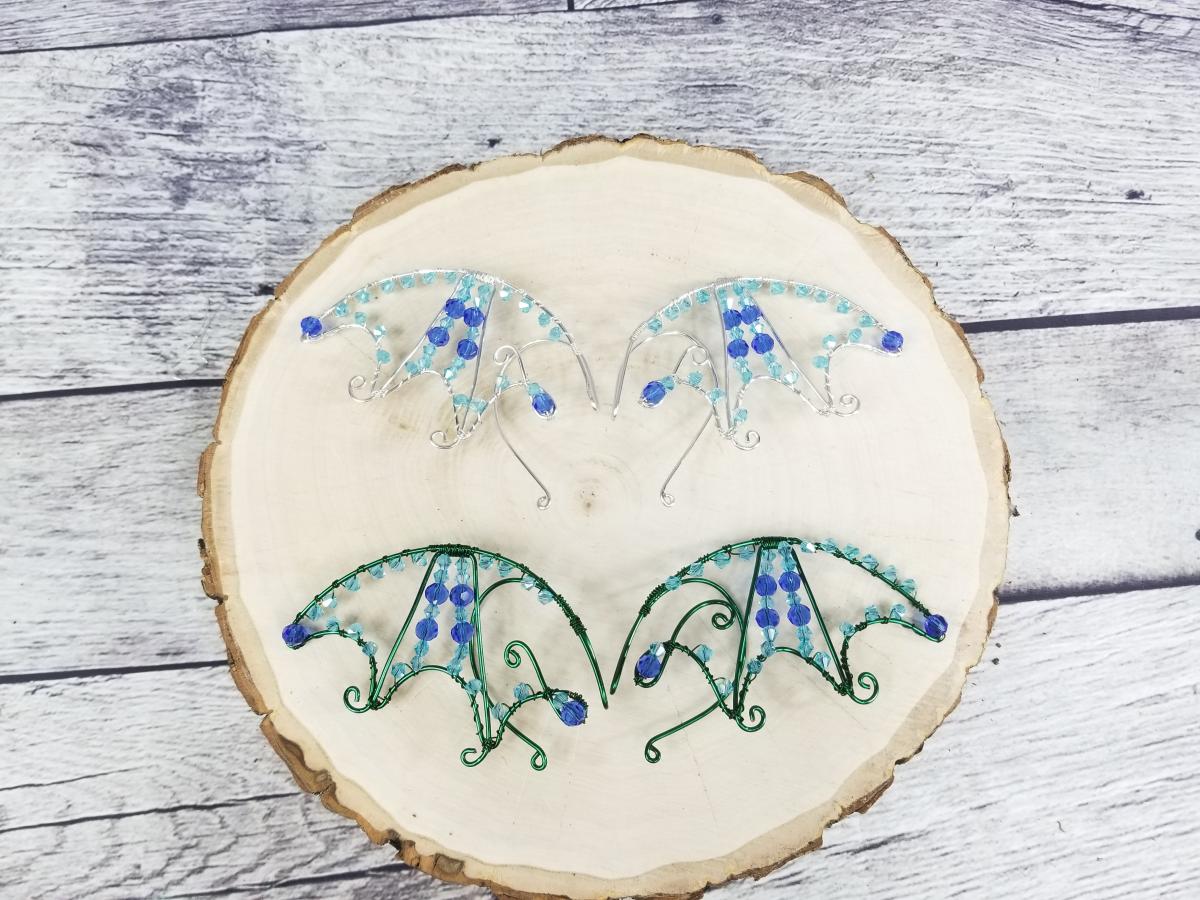 Ear cuffs, Mermaid cuffs, dragon wing cuffs, multiple colors - Eventeny