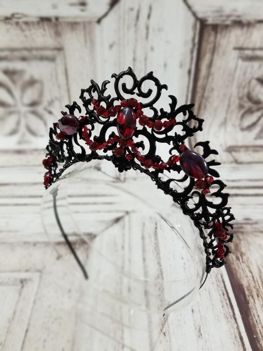 Gothic Filigree Tiara-pick your color - Eventeny