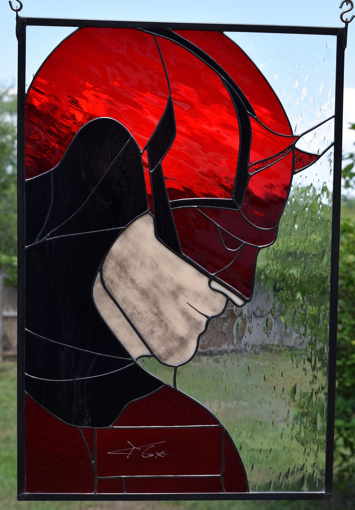 Charlie Cox ORIGINAL AUTOGRAPH Stained Glass Panel - Commission - Eventeny