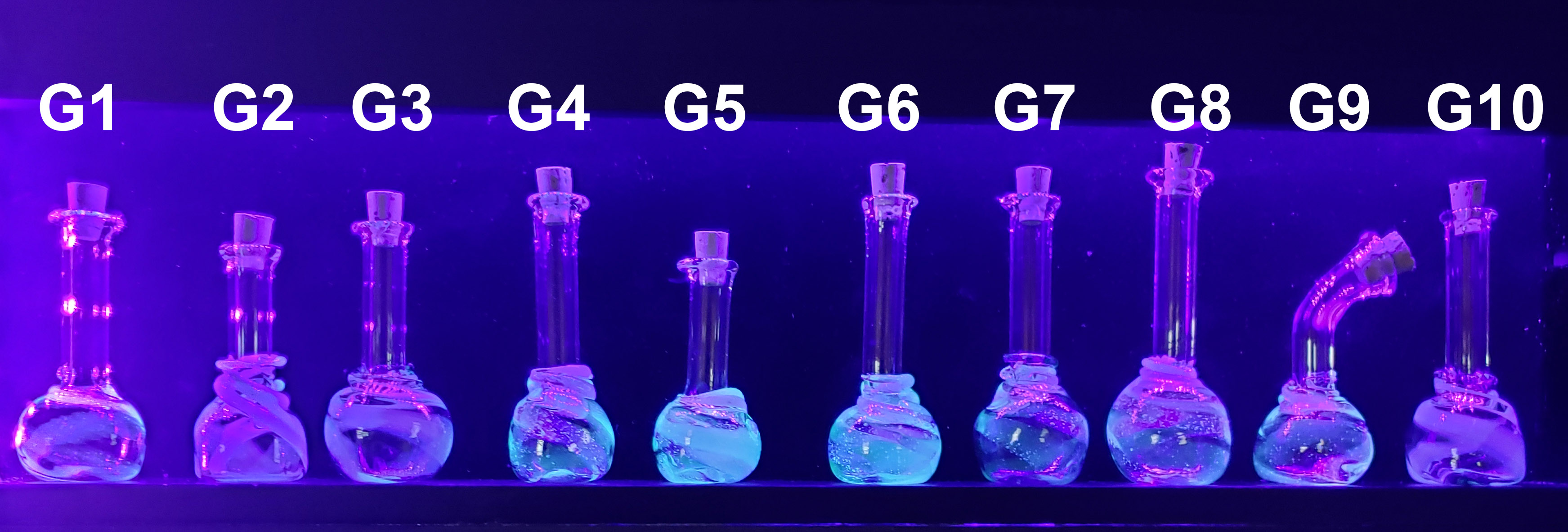 Slime Green UV Reactive Potion Bottles - Eventeny