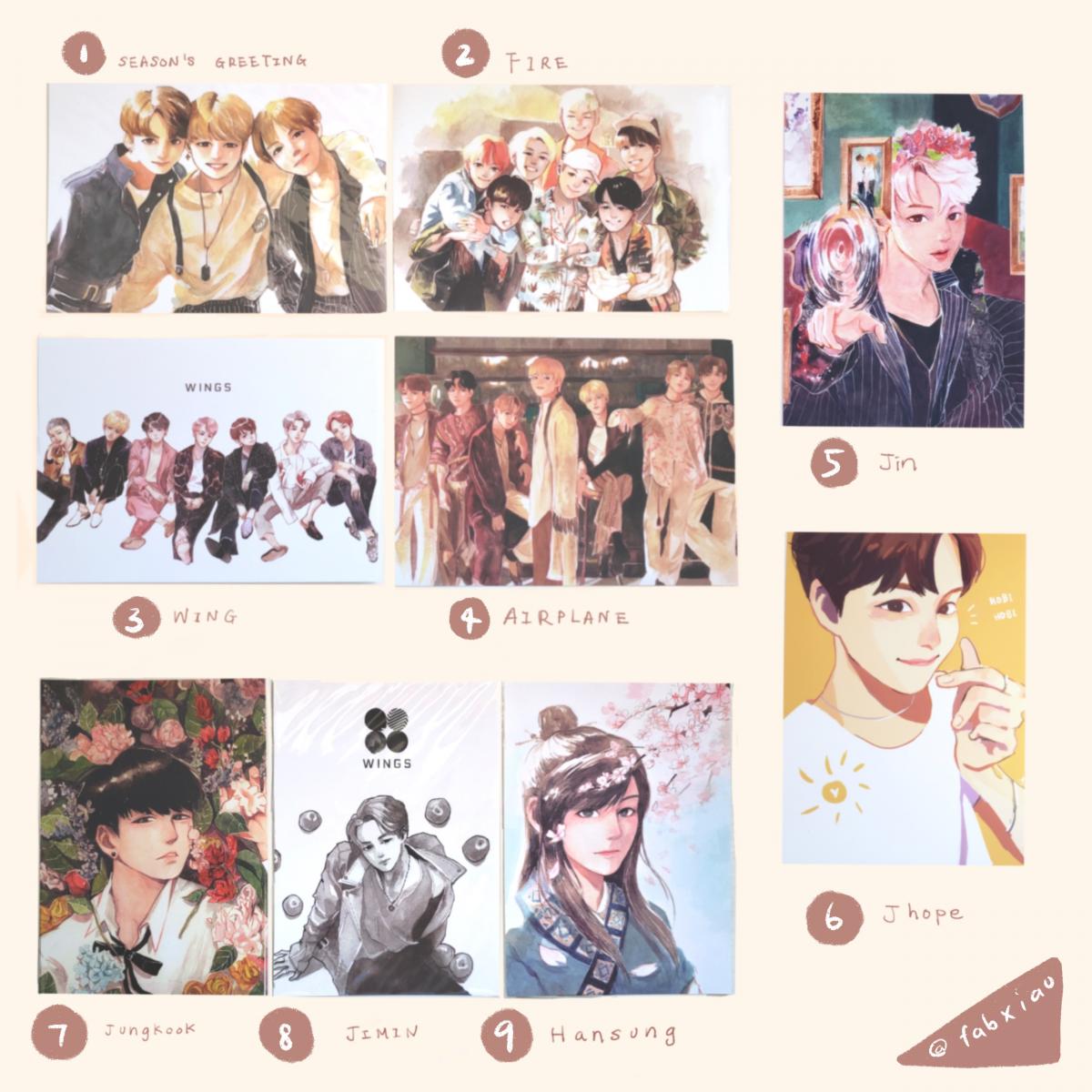 BTS Postcards - Eventeny
