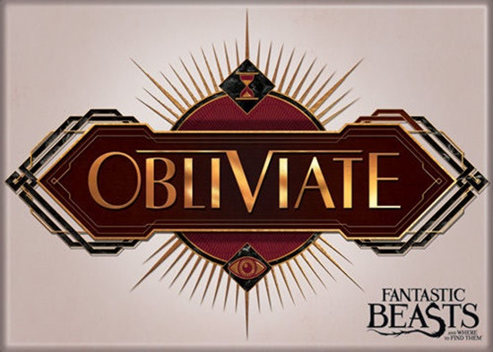 Fantastic Beasts Movie Obliviate Phrase Refrigerator Magnet Harry ...