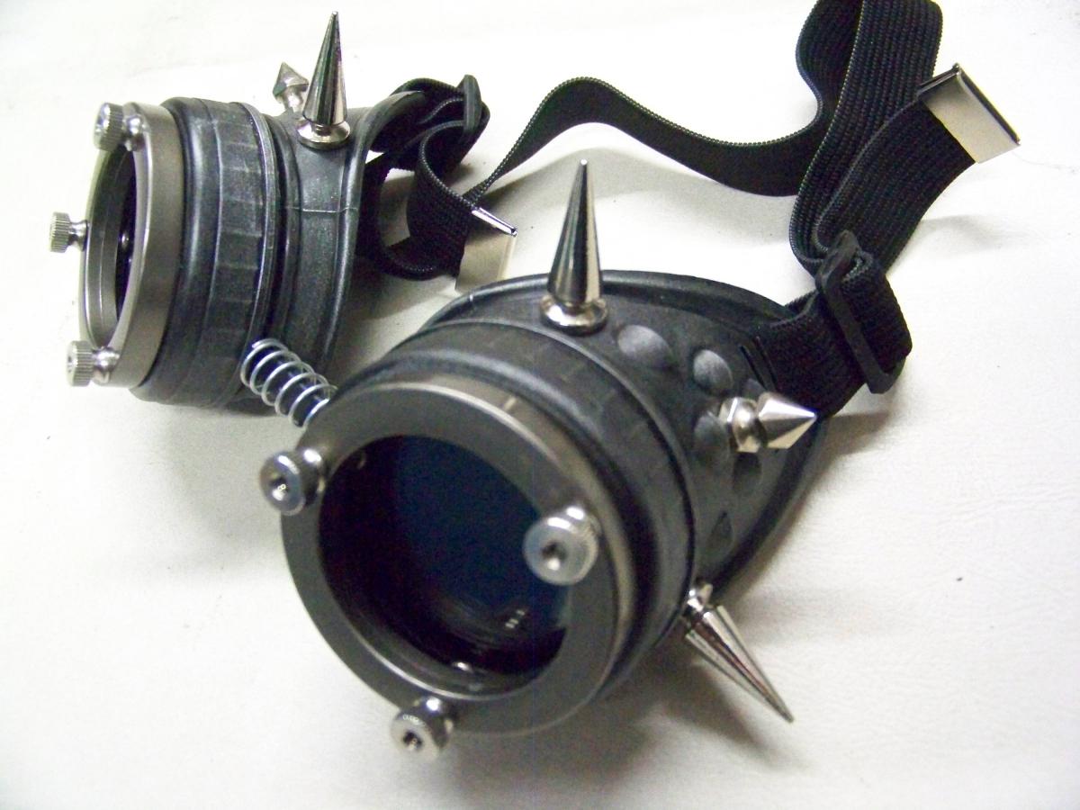 Spiked Steampunk Engineer Goggles - Eventeny