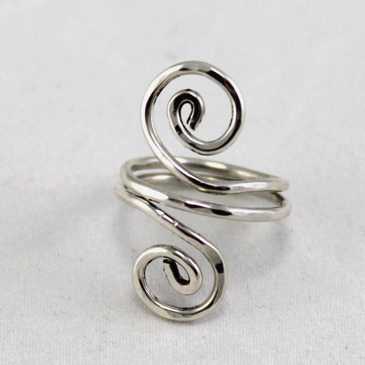 Sterling SIlver Curlique Ring - Eventeny