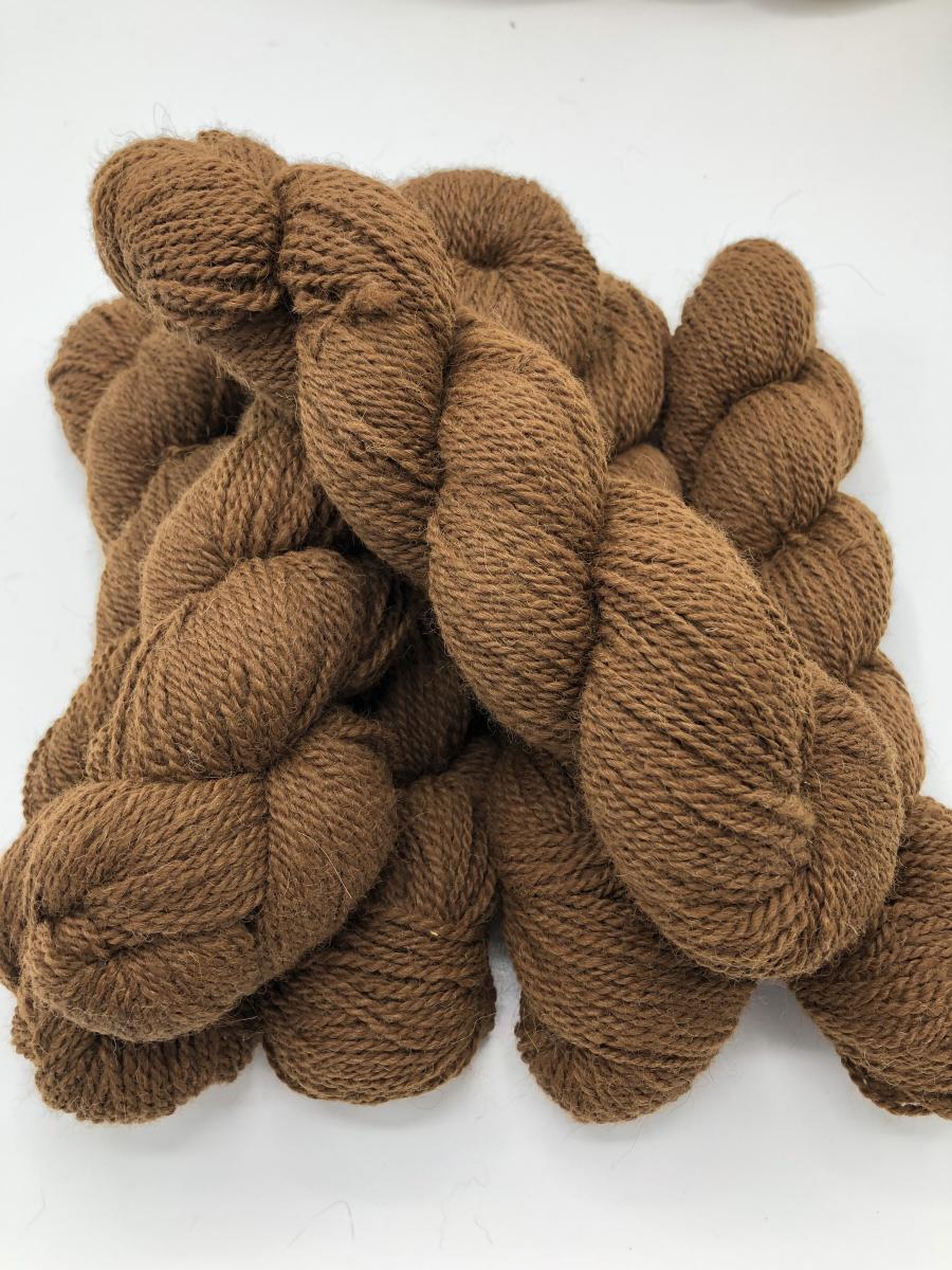 Alpaca Merino blend sport weight yarn - cinnamon - Eventeny