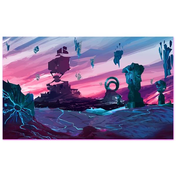 NEITH: HIDDEN MOON OF VENUS - PRINT 11x17 - Eventeny