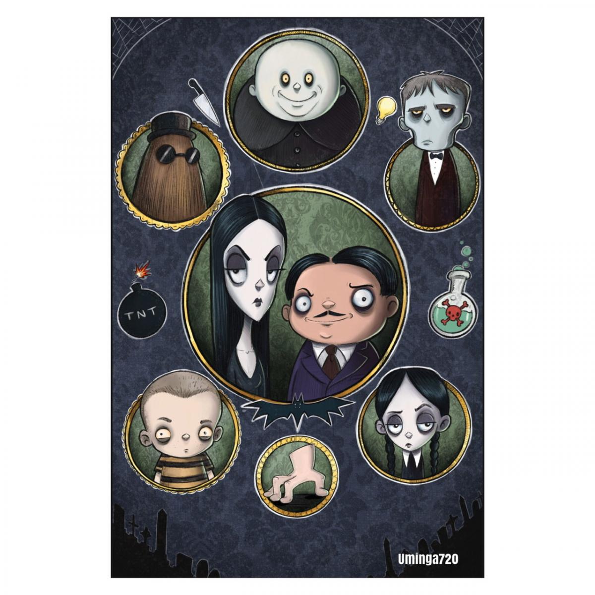 Addams Family Print - Eventeny