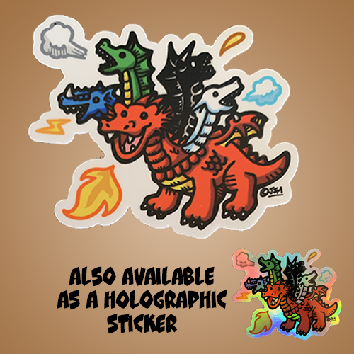 Chibi Tiamat Sticker - Eventeny
