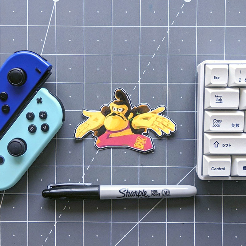 Donkey Kong Sticker - Eventeny