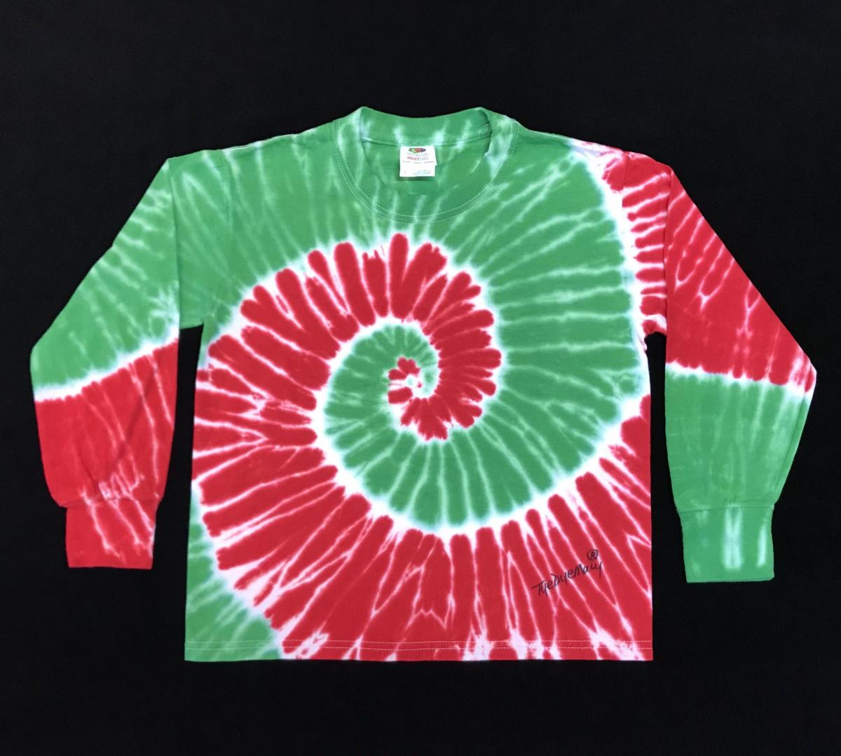SIZE Small Watermelon Holiday Spiral Kid Longsleeve - Eventeny