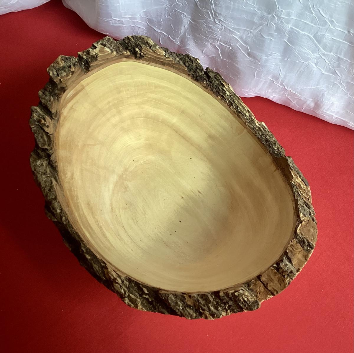 Live Edge Bradford Pear Bowl - Eventeny