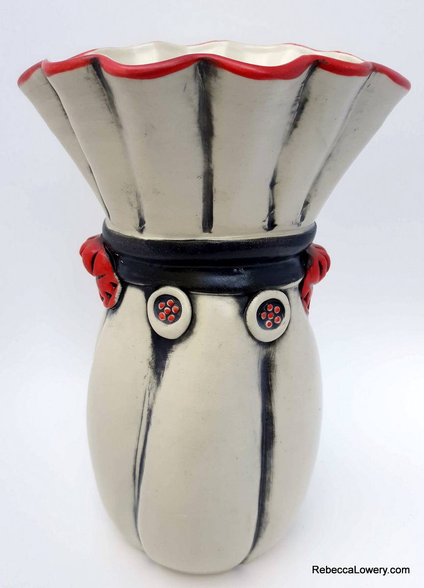 Vanilla Clam Shell Vase - Eventeny