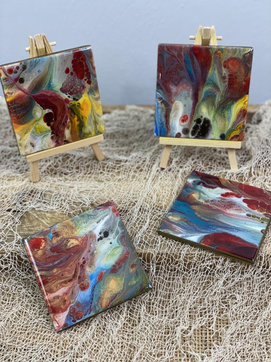 Hand Painted Coaster Set - Eventeny