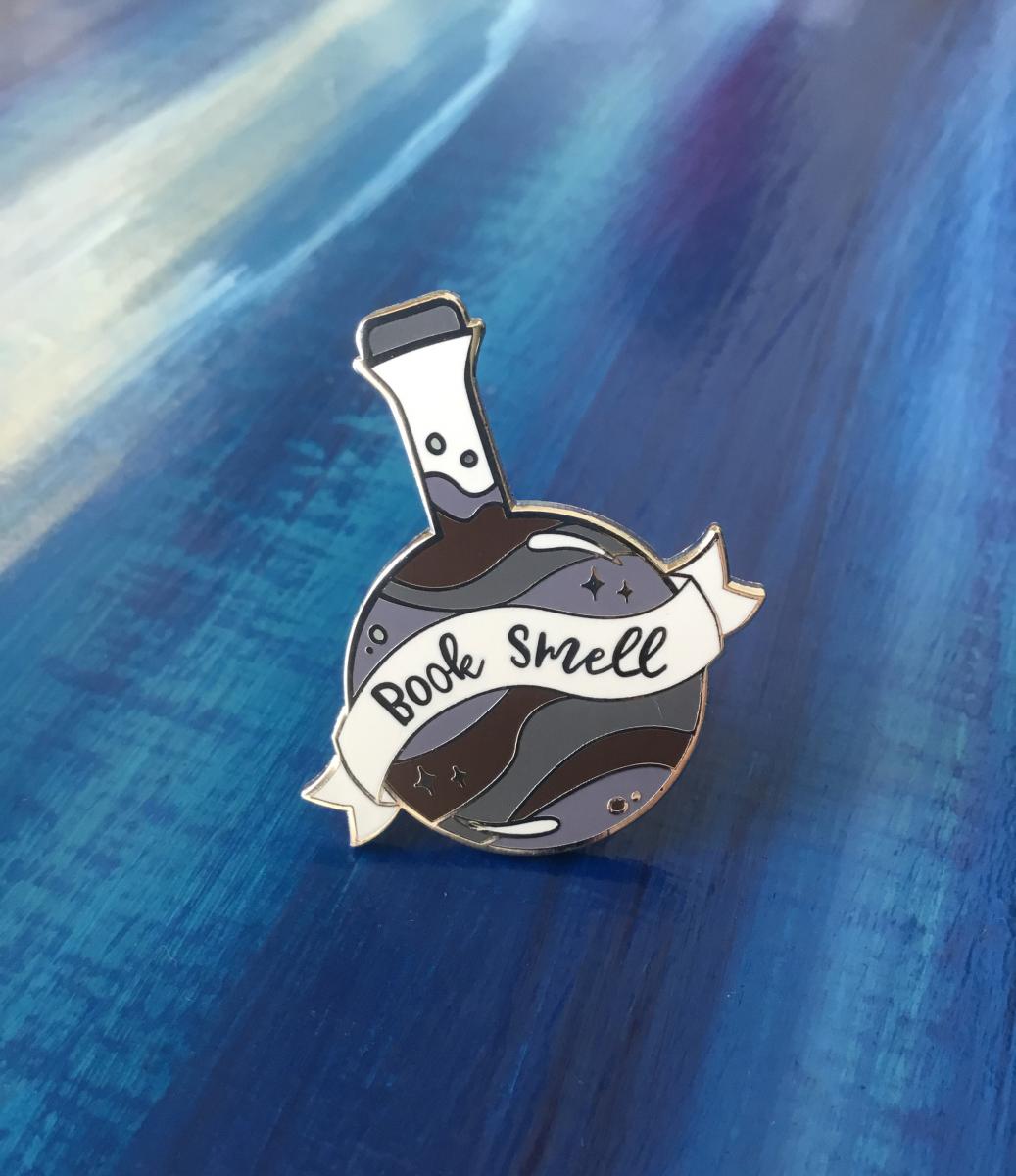 Book Smell Potion Enamel Pin - Eventeny