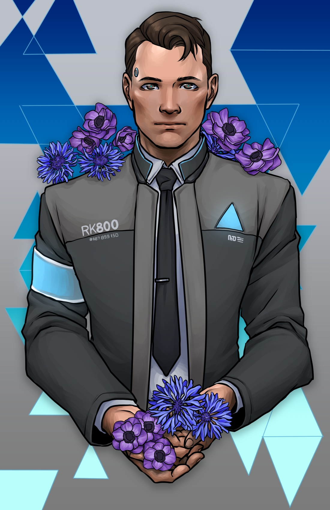 Connor Mini Print (Detroit Become Human) - Eventeny