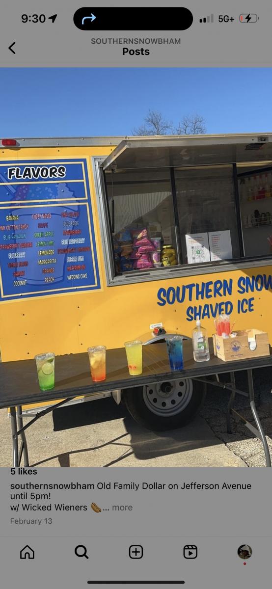 Southern Snow Shaved Ice - Birmingham - Alabama - United States - Eventeny