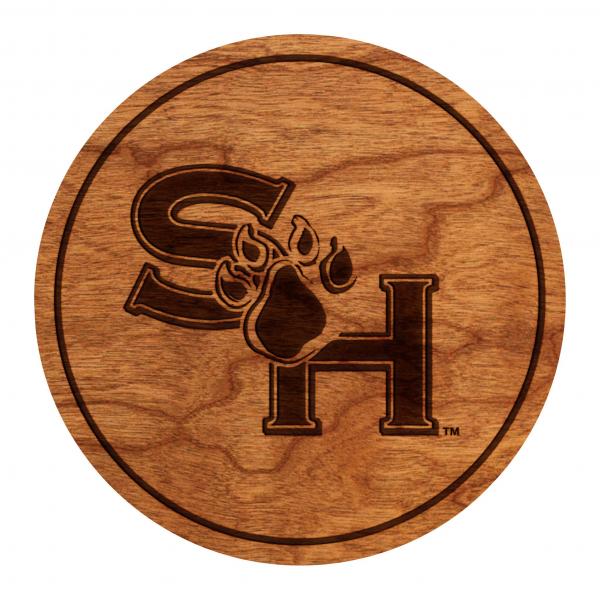 Sam Houston State University Coaster SH with Paw - Eventeny
