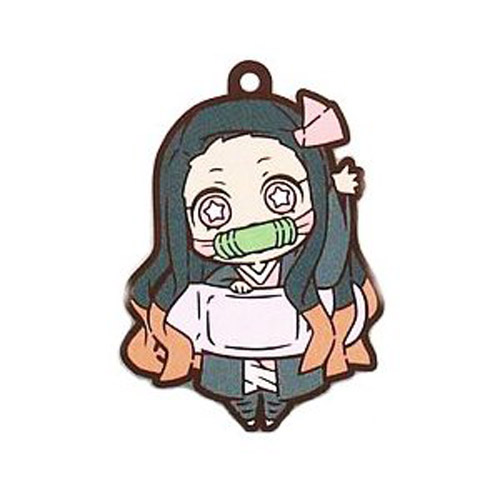 Demon Slayer Kamado Nezuko Chara Banchou Rubber Mascot Key Chain Second ...