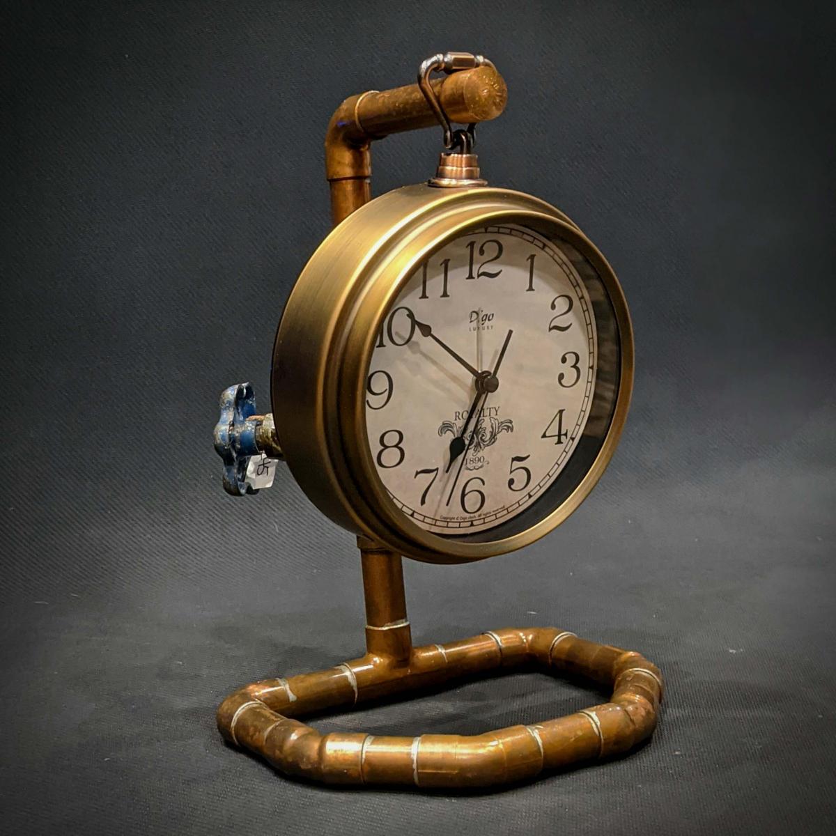 Industrial Copper Clock - Eventeny