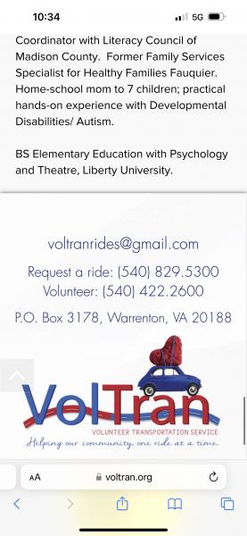 Voltran - Warrenton - Virginia - United States - Mark - Eventeny