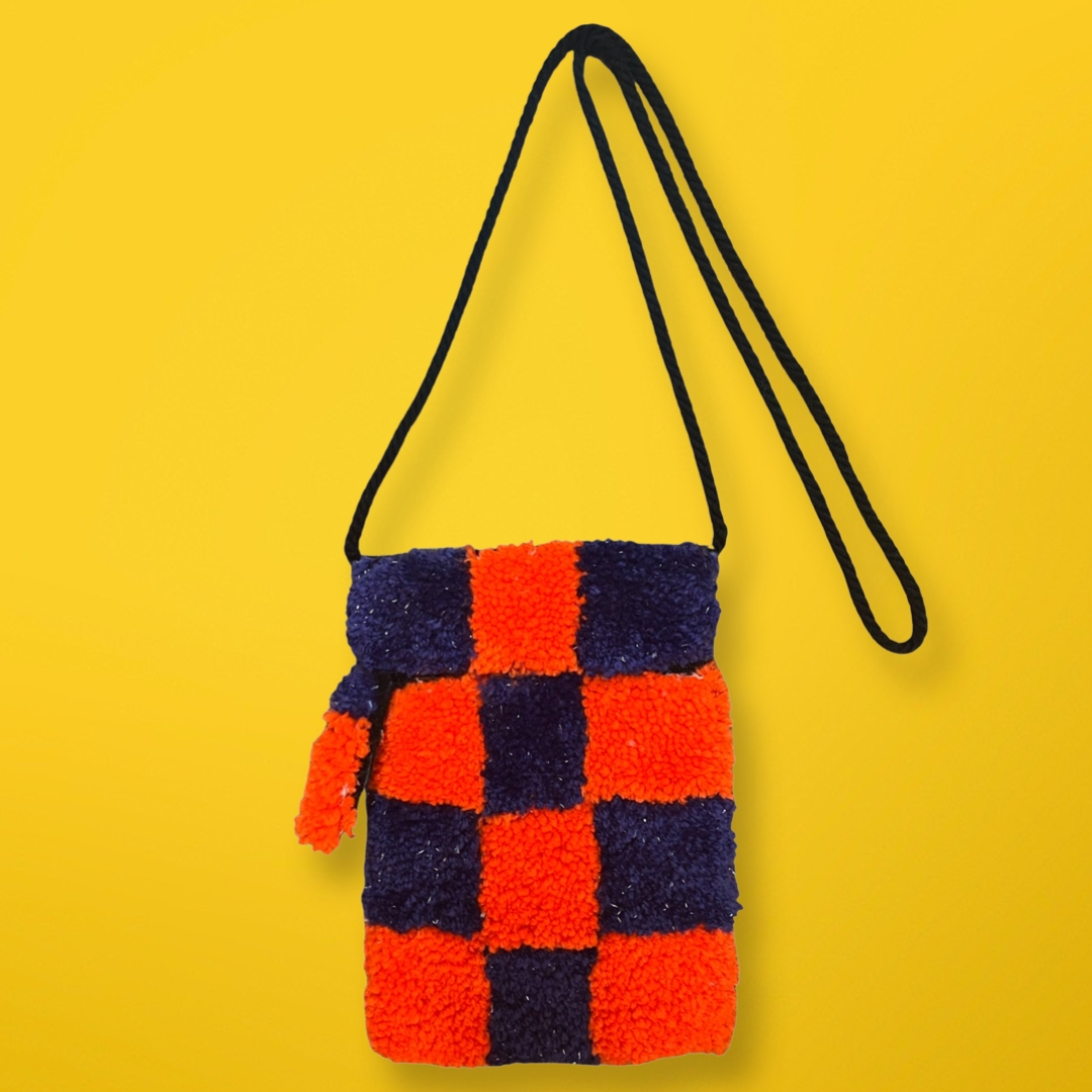 Retro Checkers Orange - Eventeny