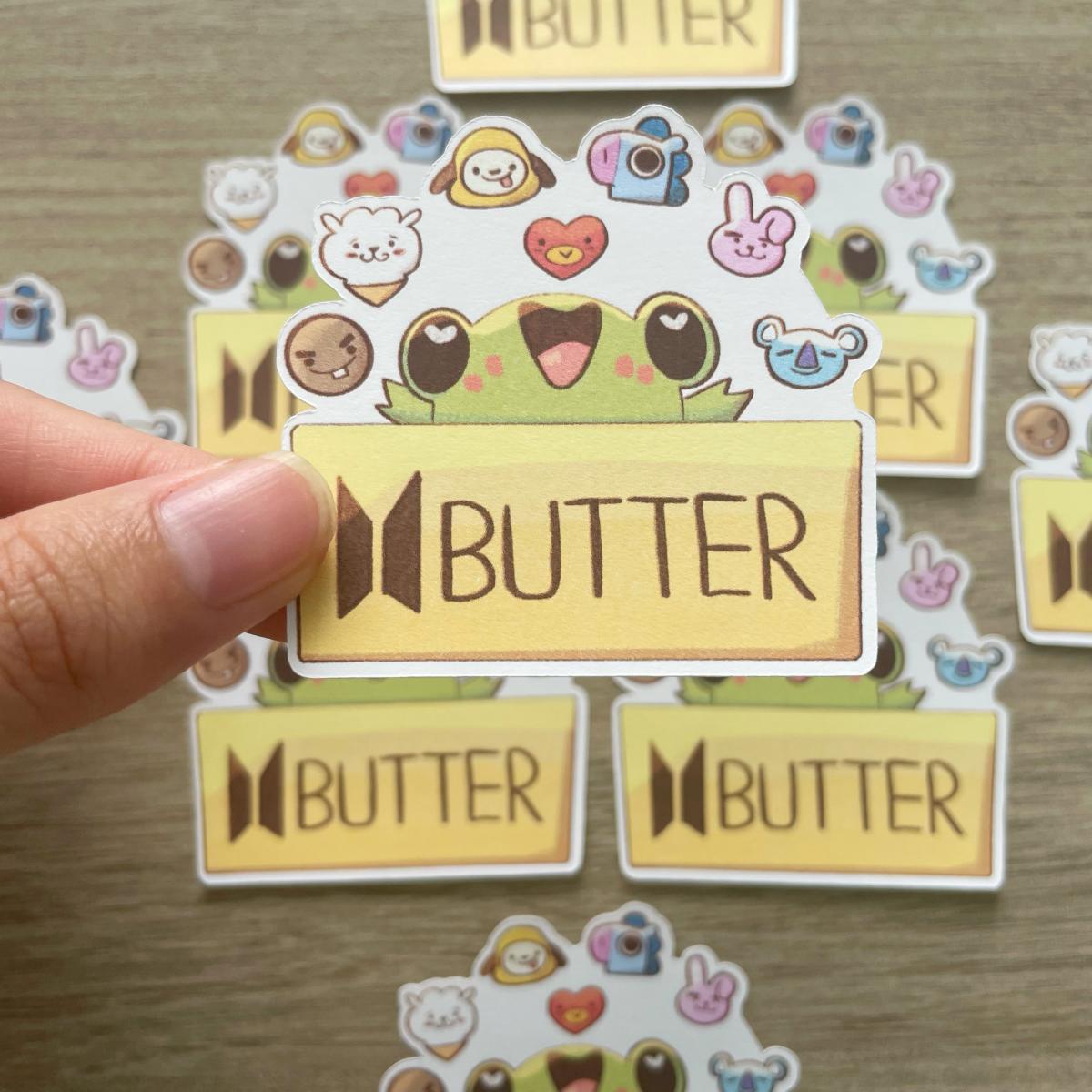 Ribbert Butter Journal Sticker - Eventeny