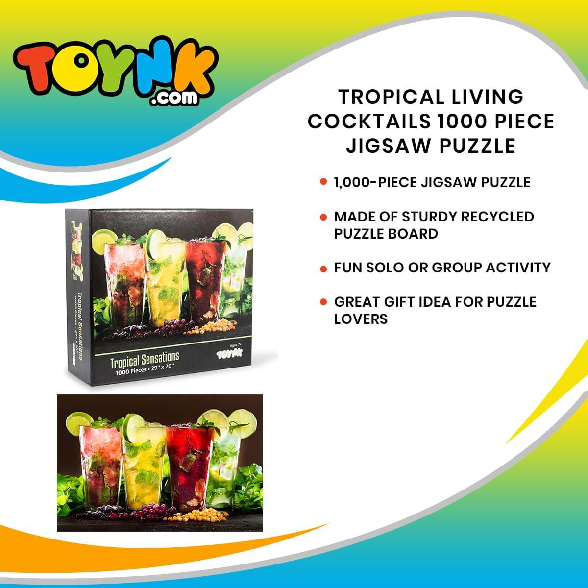 Tropical Sensations Cocktail Puzzle For Adults | 1000 Piece Jigsaw ...