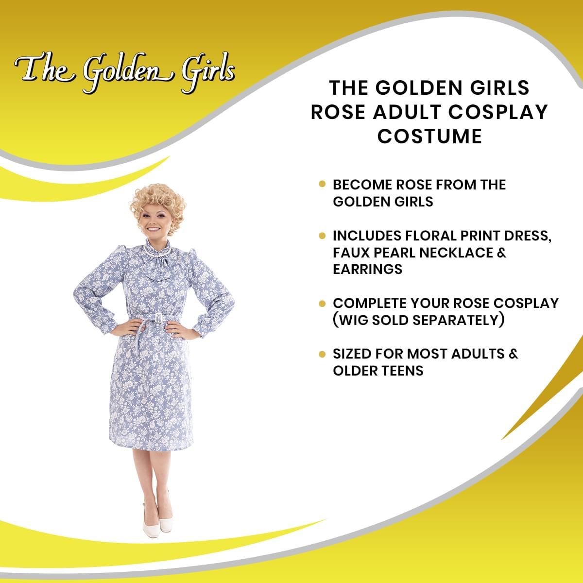 The Golden Girls Rose Adult Cosplay Costume - Eventeny