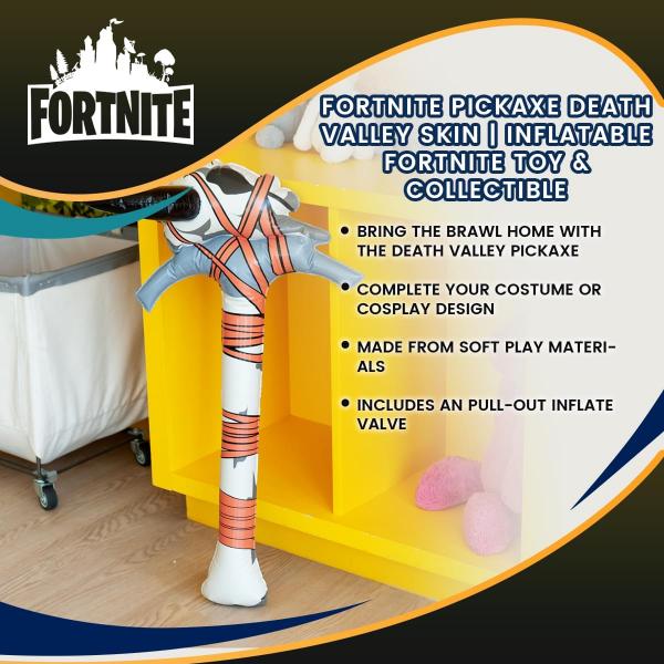 Fortnite Inflatable Death Valley Pick Axe Costume Accessory - Eventeny